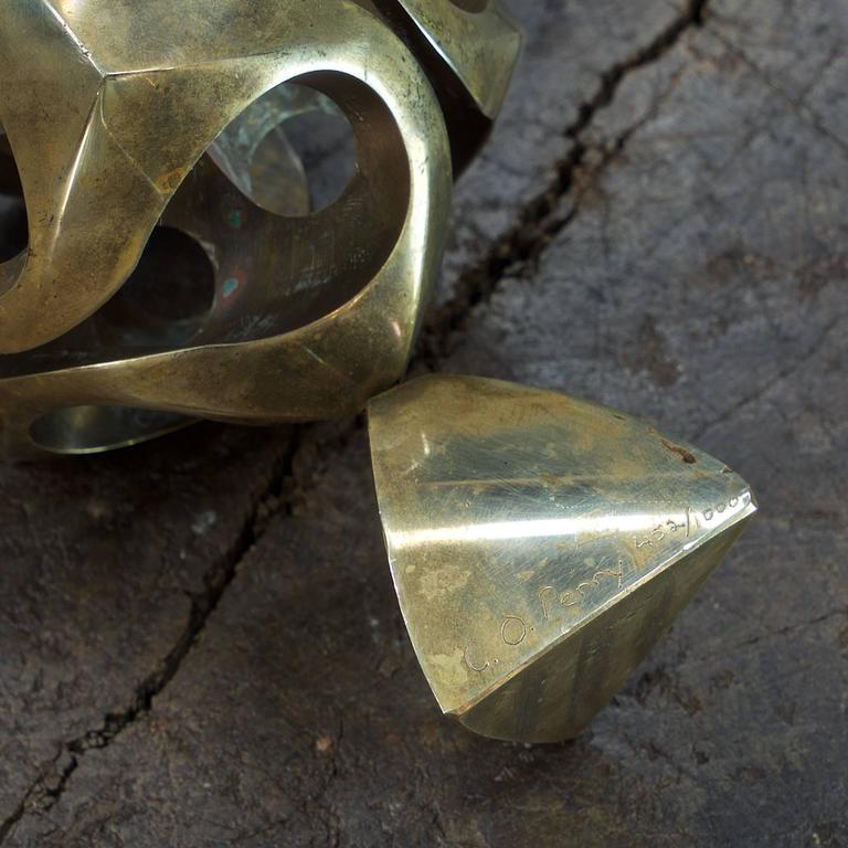 Charles O. Perry Cassini Bronze MIT Mathematical Desk Sculpture Museum ...