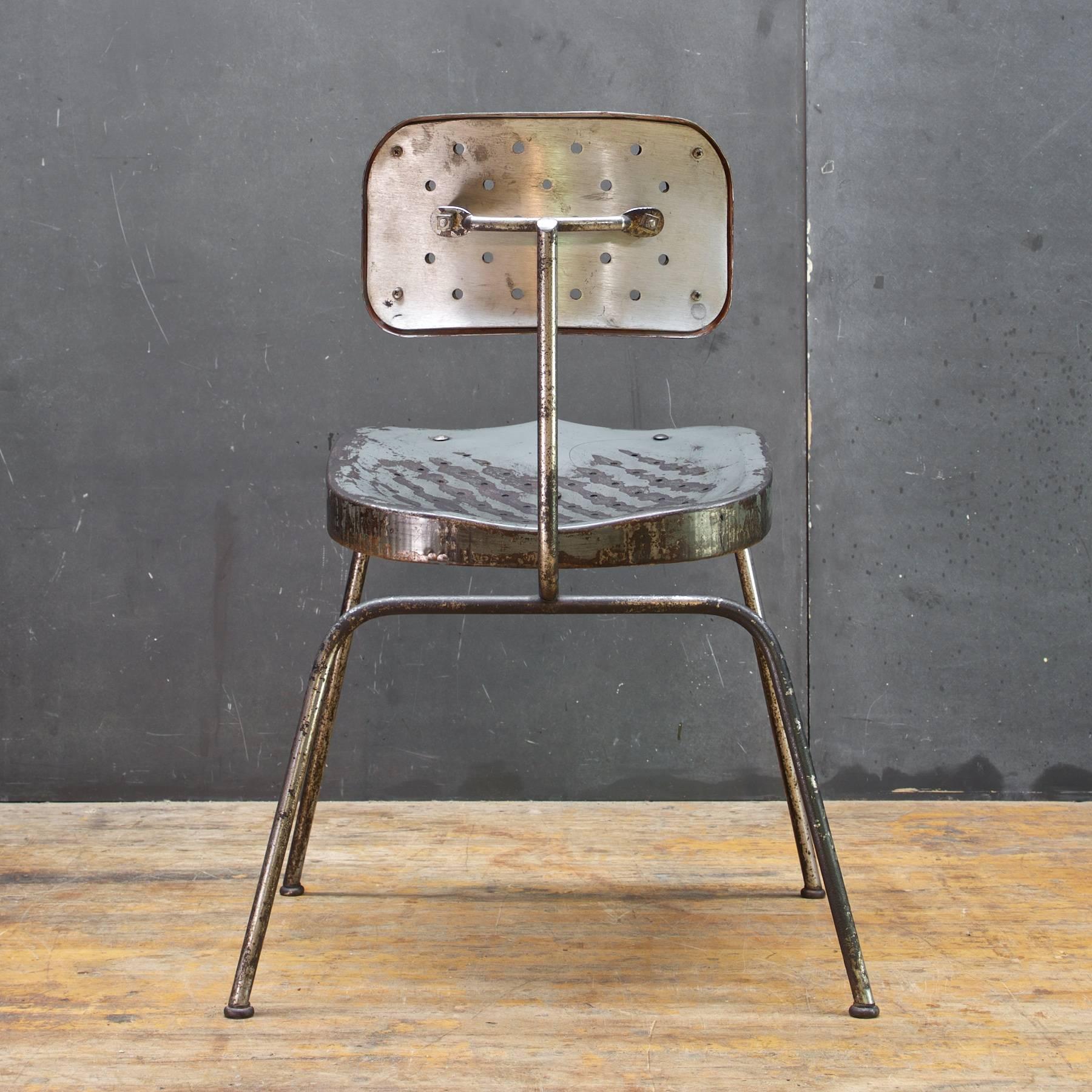 Vintage Industrial Workshop Chair Assemblage Mid-Century Art Deco Parts ...