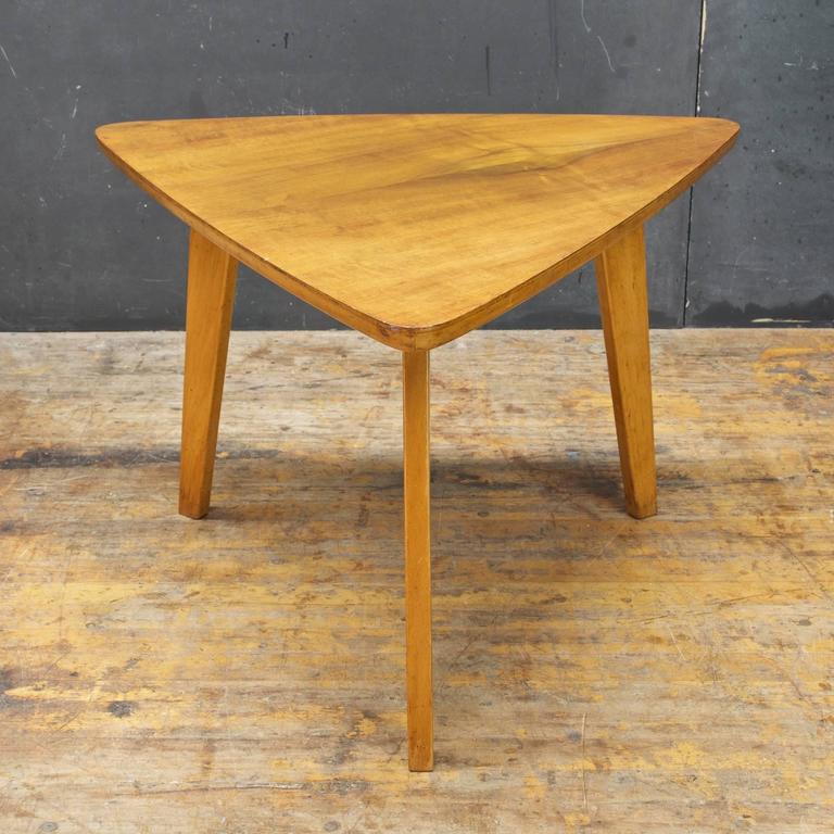 Vintage Mid-Century Studio Craft Wing-Nut Breakdown Side Table at 1stDibs