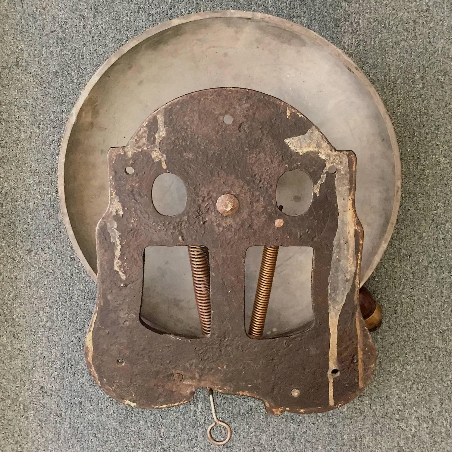 Massive Ringside Boxing Ring Bell with Rosewood Hammer For Sale at 1stdibs