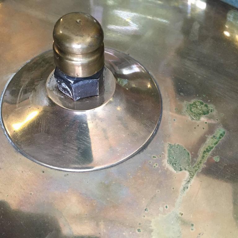 Massive Ringside Boxing Ring Bell with Rosewood Hammer For Sale at ...