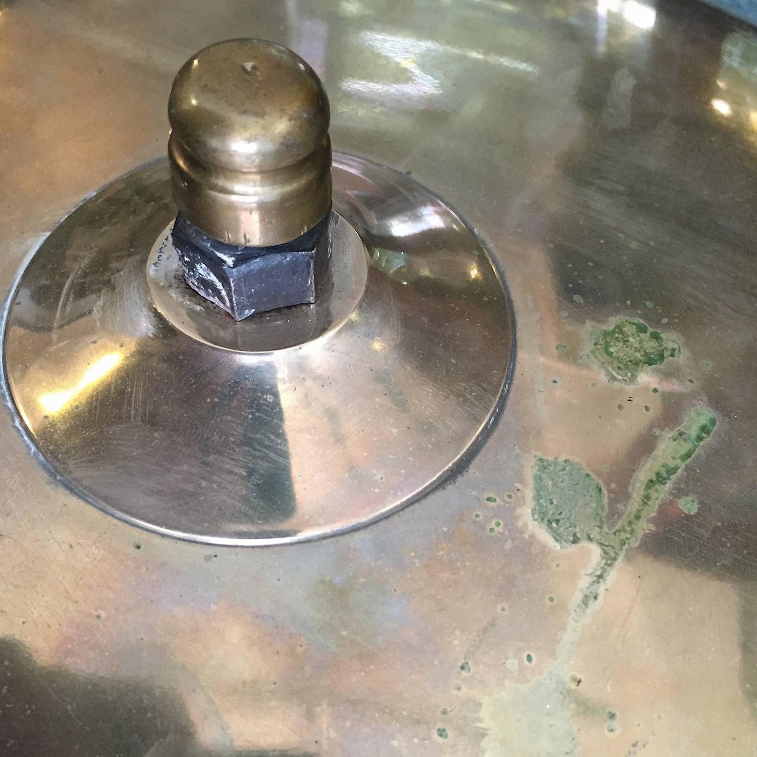 Massive Ringside Boxing Ring Bell with Rosewood Hammer For Sale at 1stdibs