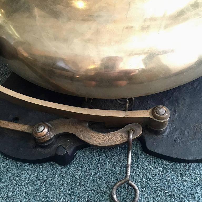 Massive Ringside Boxing Ring Bell with Rosewood Hammer For Sale at ...