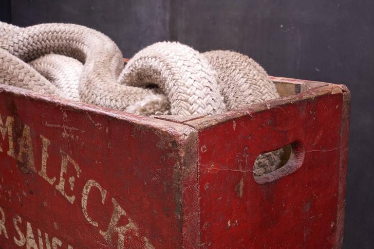 Industrial Red Hand-Painted Crates Joseph Malecki Buffalo New York Folk ...