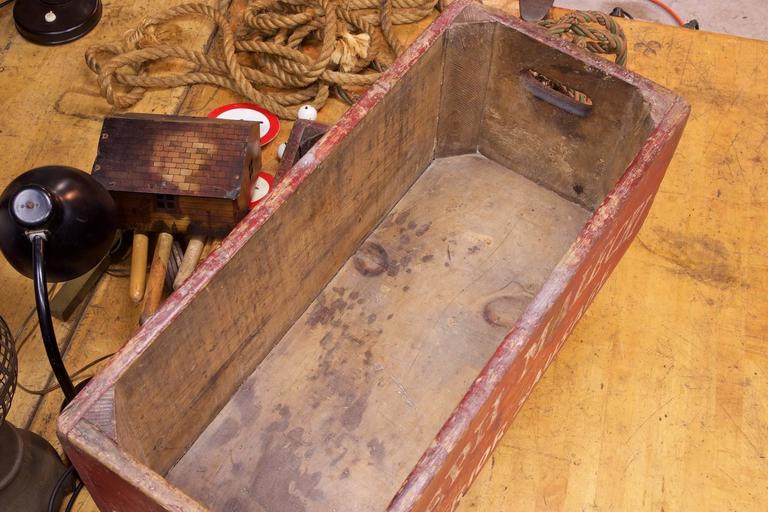 Industrial Red Hand-Painted Crates Joseph Malecki Buffalo New York Folk ...