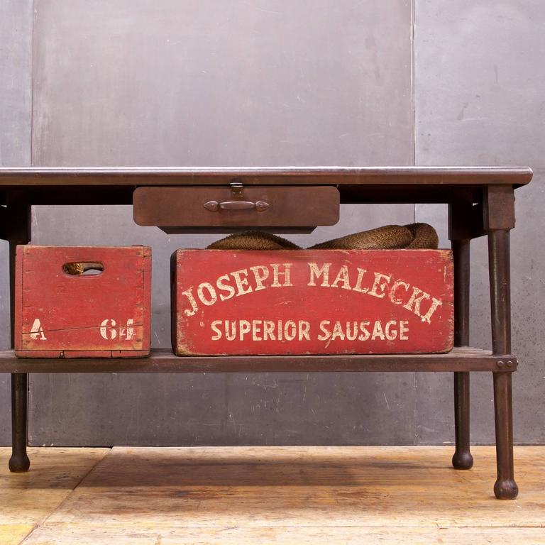 Industrial Red Hand-Painted Crates Joseph Malecki Buffalo New York Folk ...