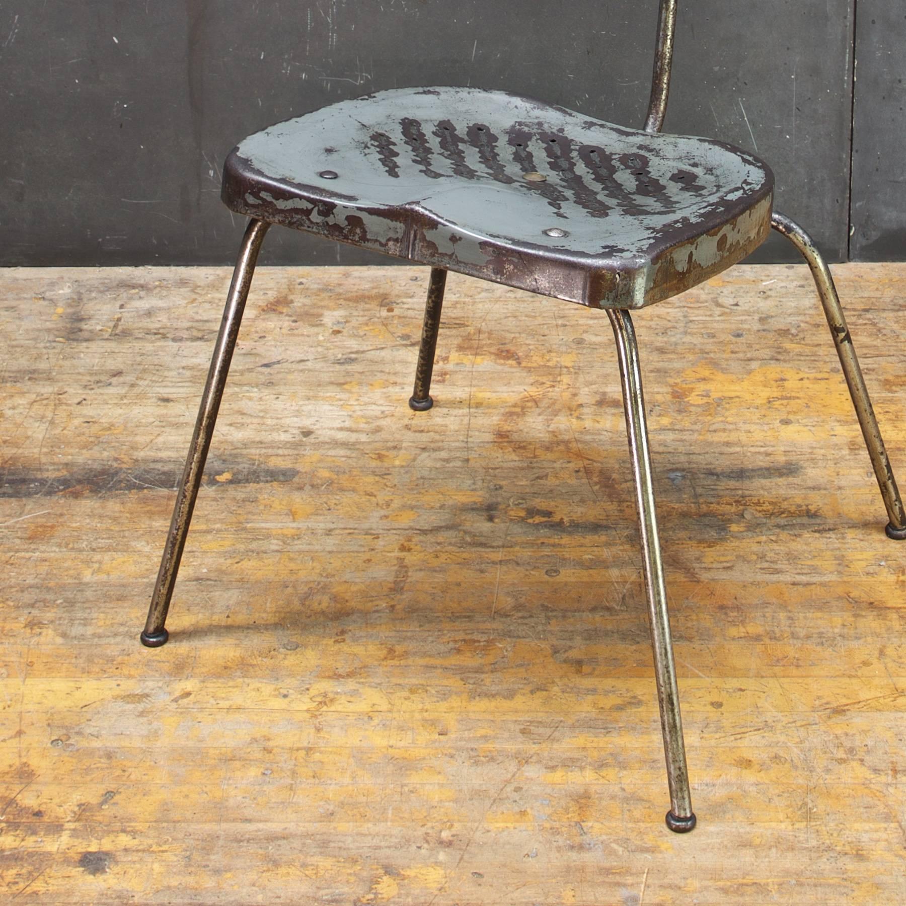 Vintage Industrial Workshop Chair Assemblage Mid-Century Art Deco Parts ...