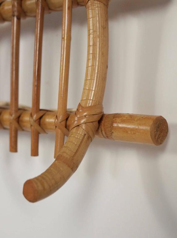 Set of Three 1950s Bamboo Sconces Attributed to Louis Sognot at 1stDibs