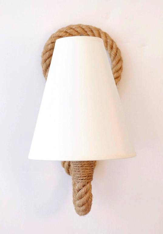 1950, Pair of Rope Sconces, Adrien Audoux and Frida Minet at 1stDibs ...