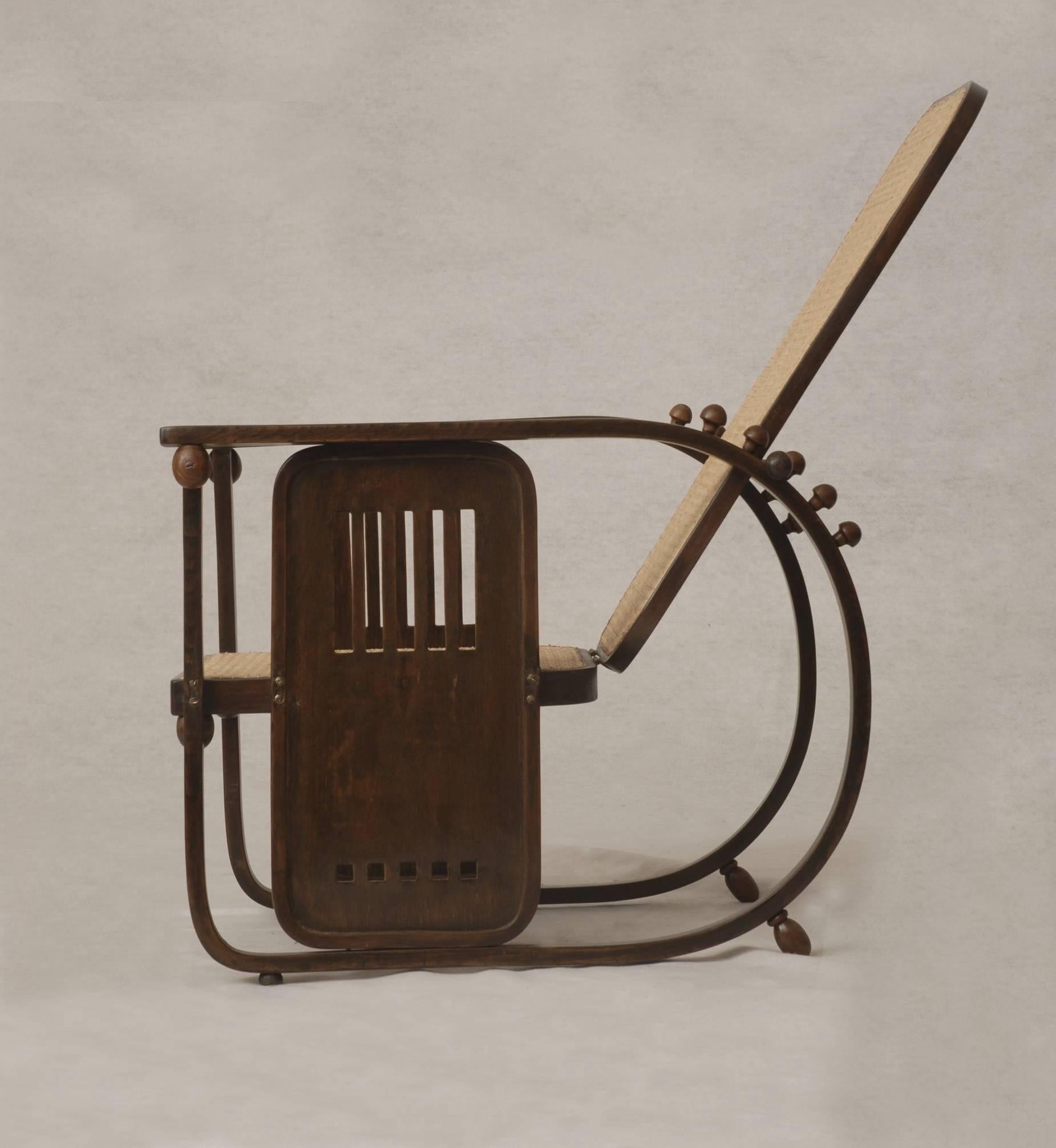 Extremly Rare Reclining Armchair "Sitzmachine", Josef Hoffmann For Sale ...