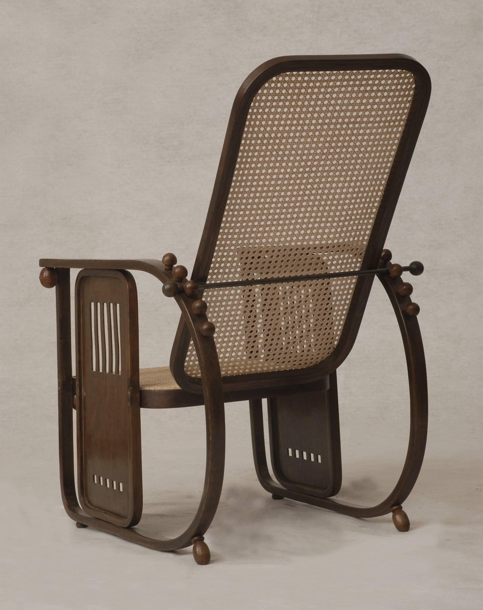 Extremly Rare Reclining Armchair "Sitzmachine", Josef Hoffmann For Sale ...