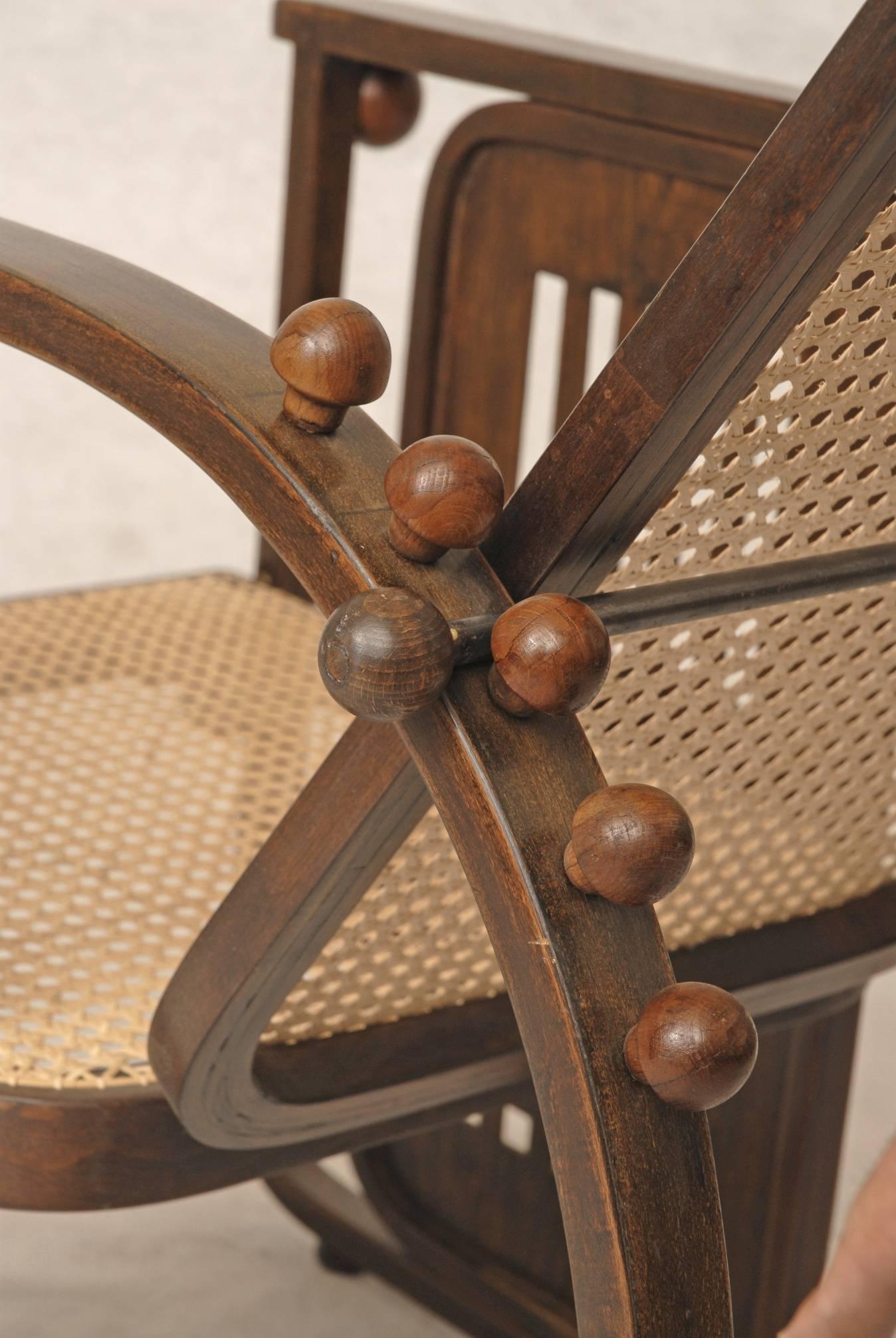 Extremly Rare Reclining Armchair "Sitzmachine", Josef Hoffmann For Sale ...