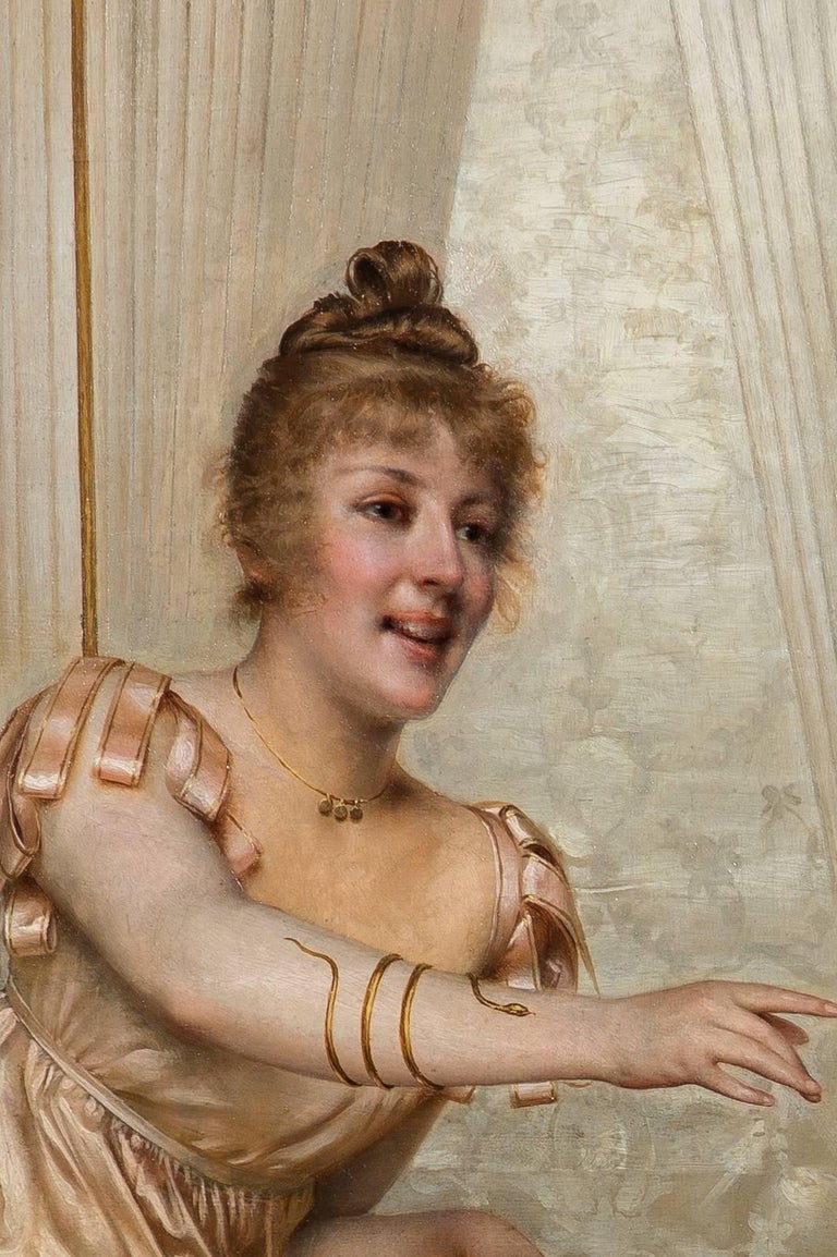 Charles-Joseph-Frédéric Soulacroix "Afternoon Tea for Three" For Sale ...