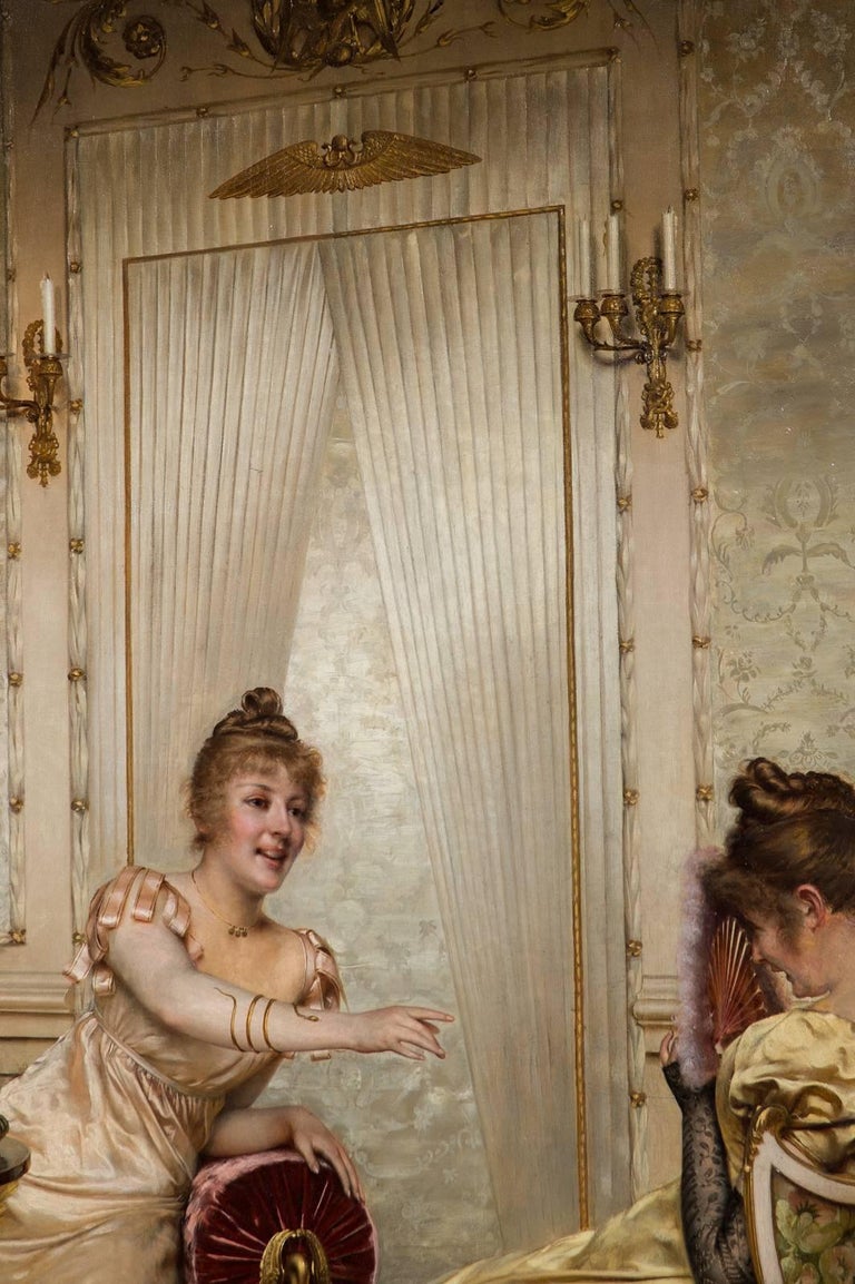 Charles-Joseph-Frédéric Soulacroix "Afternoon Tea for Three" For Sale ...