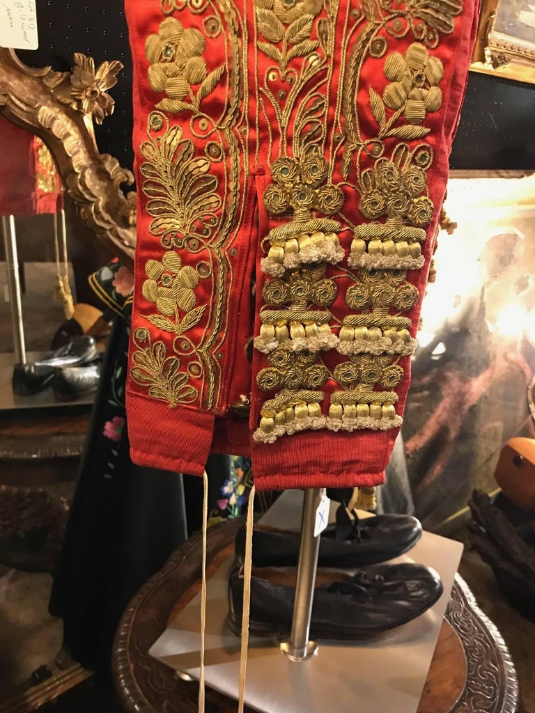 Fine Gold and Silk Complete Spanish Matador Bullfighting Costume, circa ...