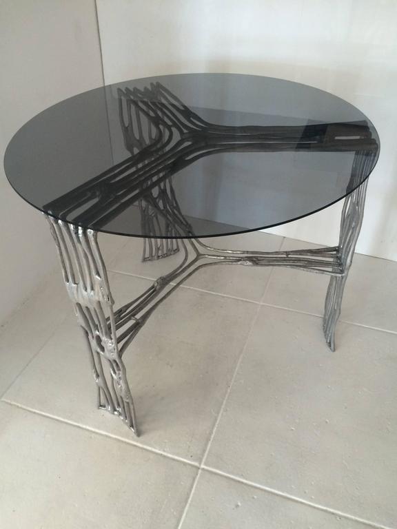 Arthur Court Aluminum Saguaro Table For Sale at 1stDibs