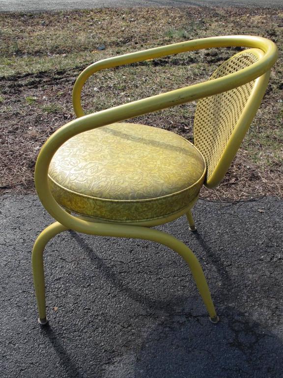 Pair of Curvilinear Outdoor Chairs at 1stDibs