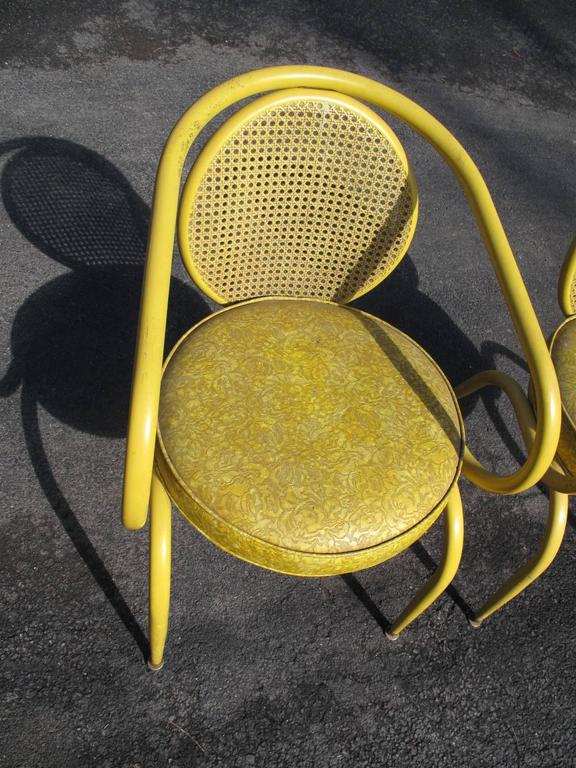 Pair of Curvilinear Outdoor Chairs at 1stDibs