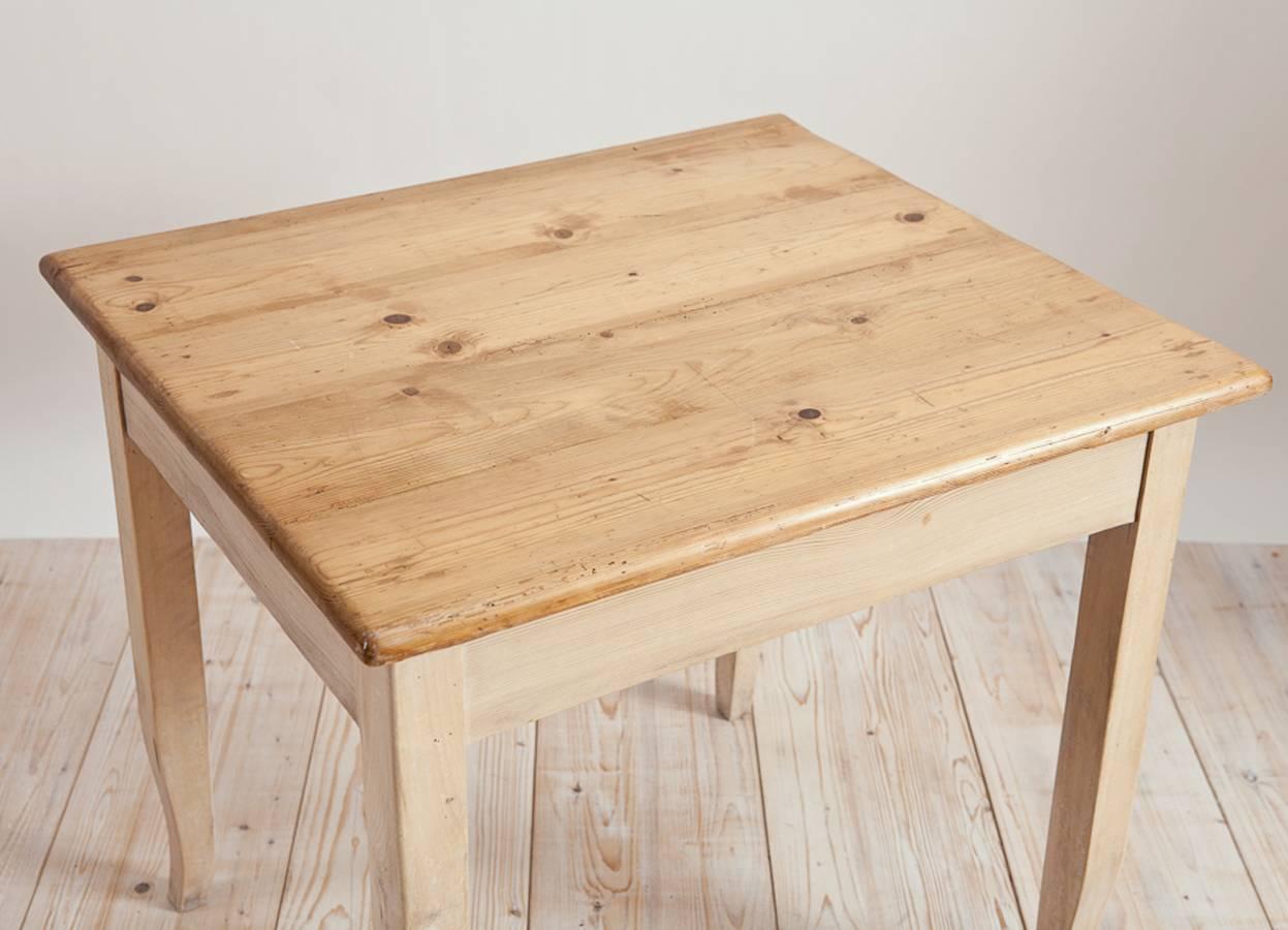 Biedermeier Style Work Table in Pine, circa 1900 For Sale at 1stDibs