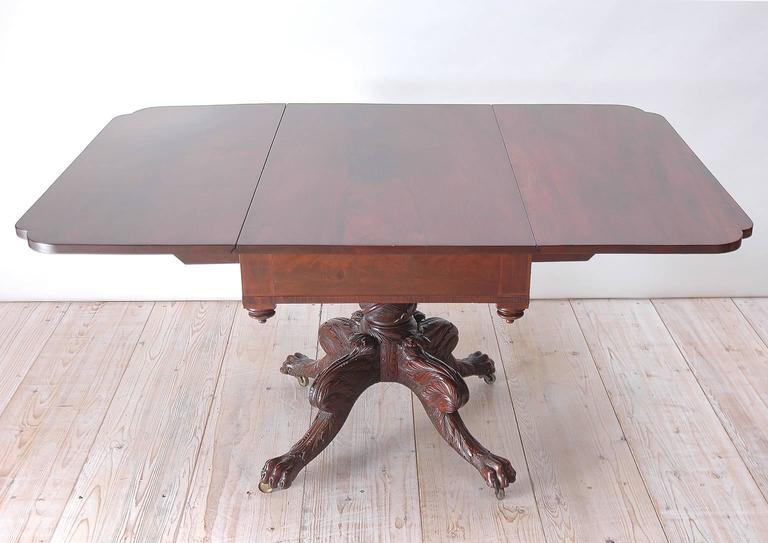 American Federal Breakfast Table in Mahogany with Drop-Leaves, circa ...