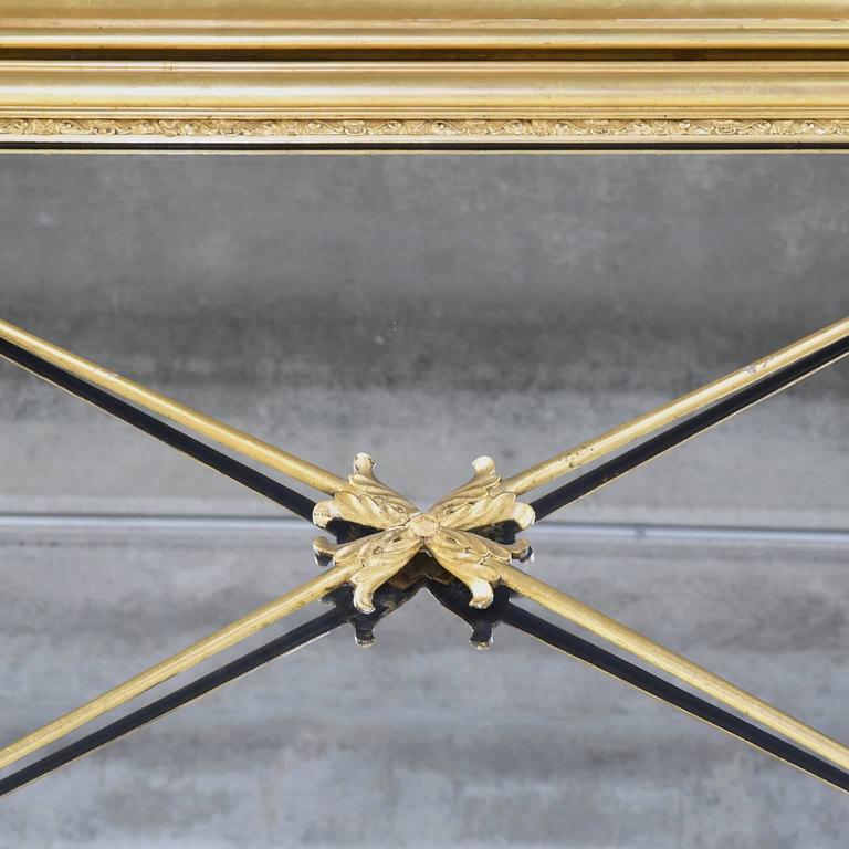 Pair of Colossal Scandinavian Empire-Style Giltwood Mirrors, circa 1880 ...