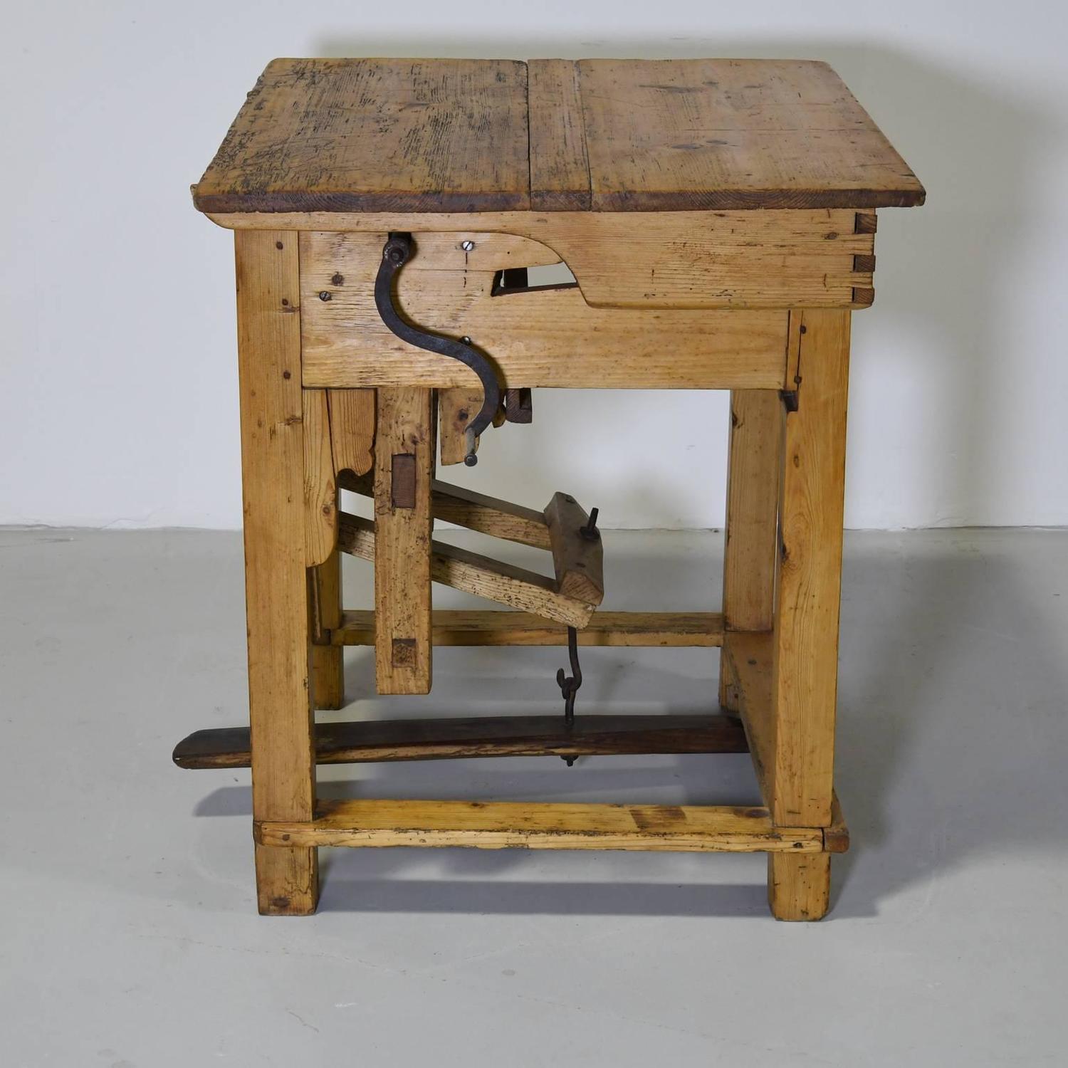 18th Century Austrian Table Mangle or Clothes Press For Sale at 1stdibs