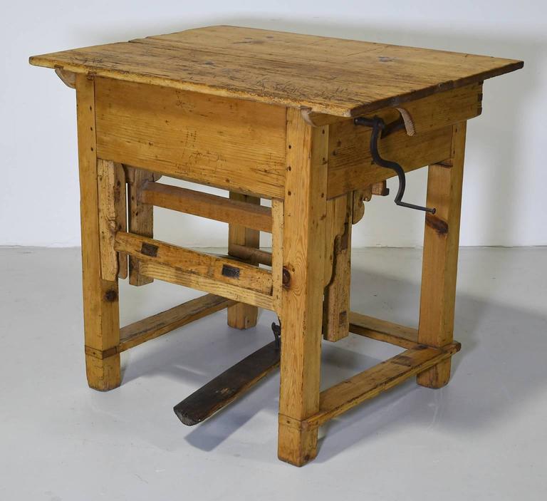 18th Century Austrian Table Mangle or Clothes Press at 1stDibs