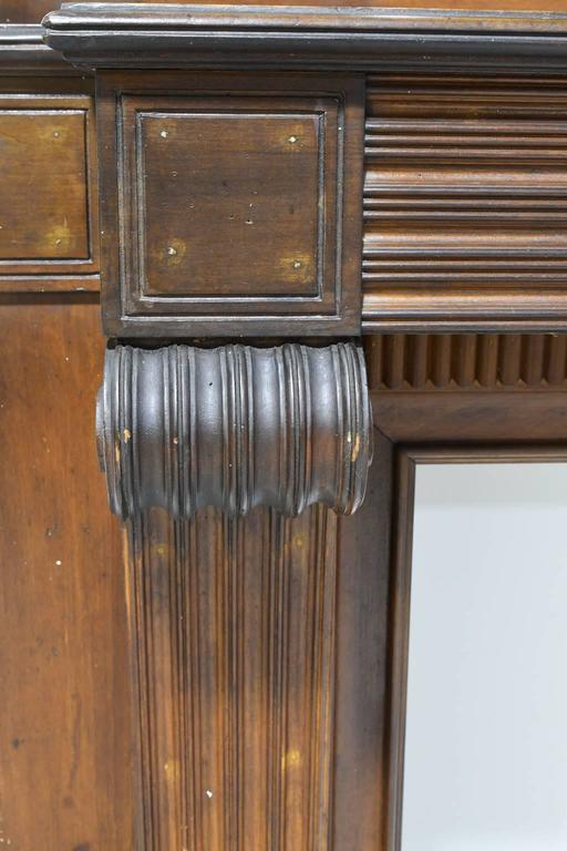 Federal Fireplace Mantel and Chimney Surround in Mahogany, circa 1820 ...