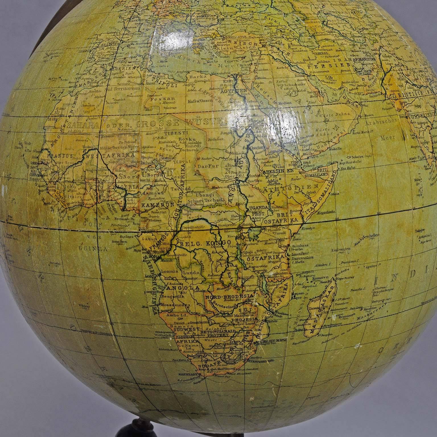 Antique Raeth Earth Globe, circa 1900 at 1stDibs