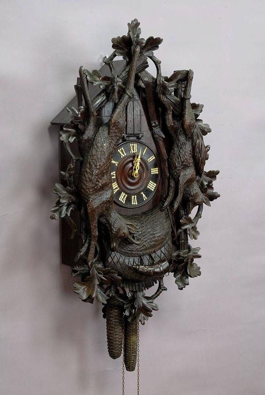 Rare Antique Black Forest Trumpeter Clock, circa 1900 at 1stDibs ...