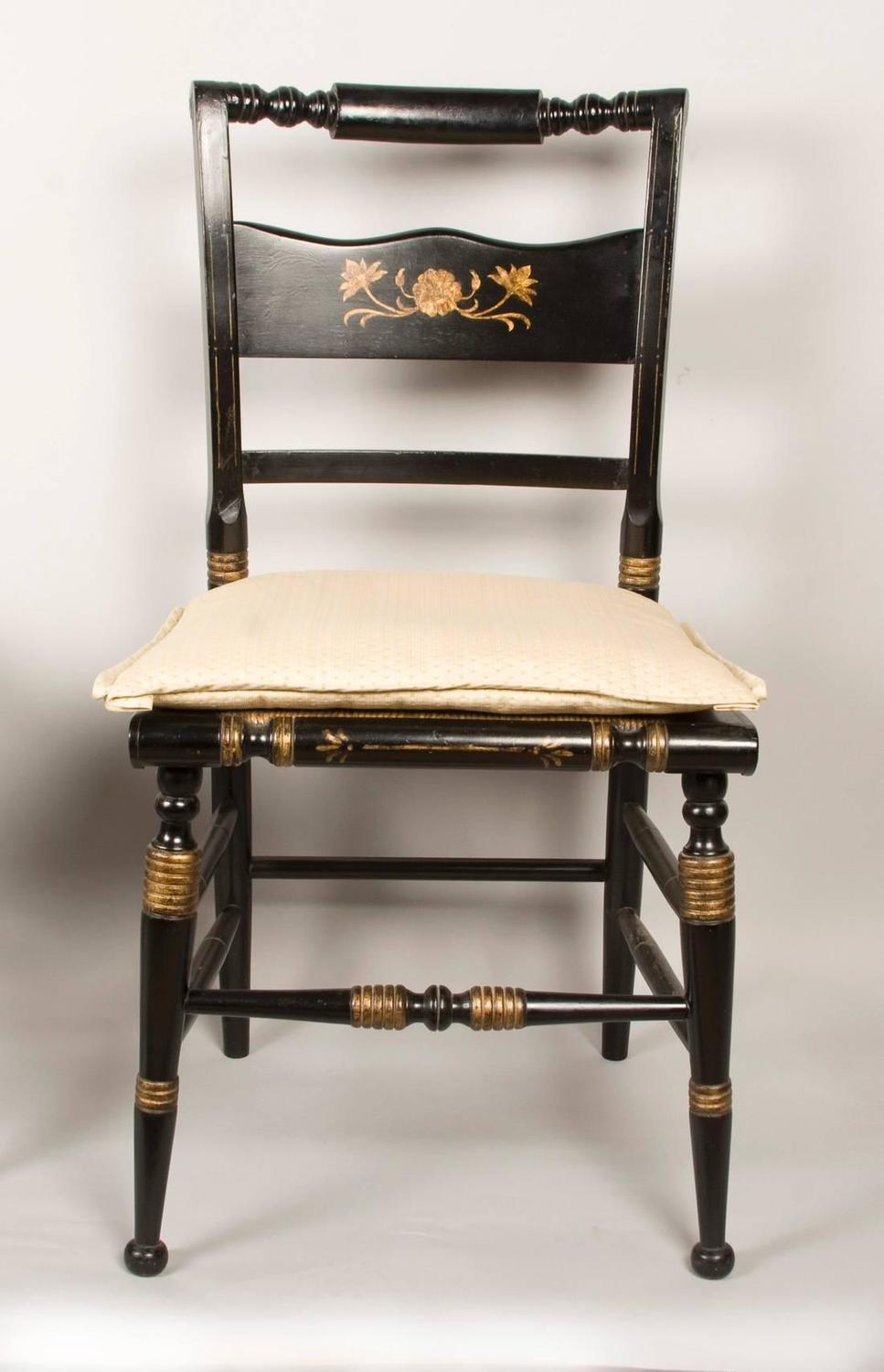 Six American Classical Fancy Chairs, circa 1840 at 1stdibs