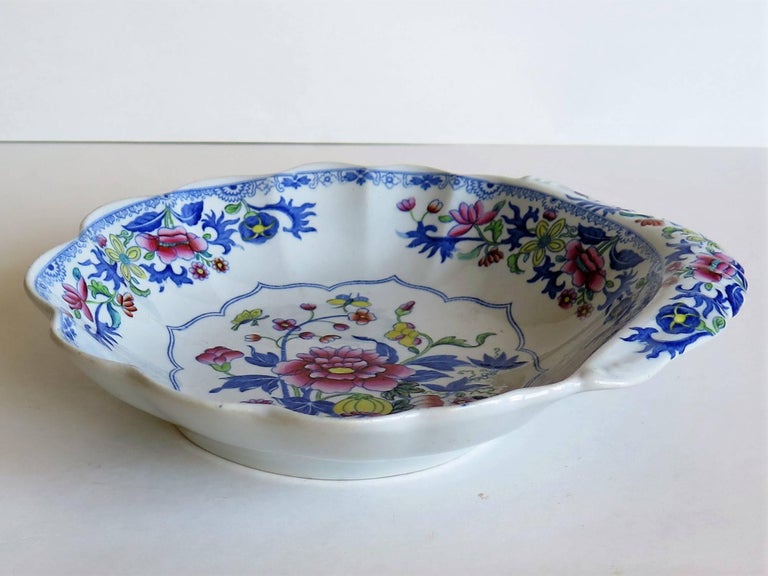 Georgian Spode Ironstone Shell Dish or Plate Bang Up Pattern No. 2886 ...