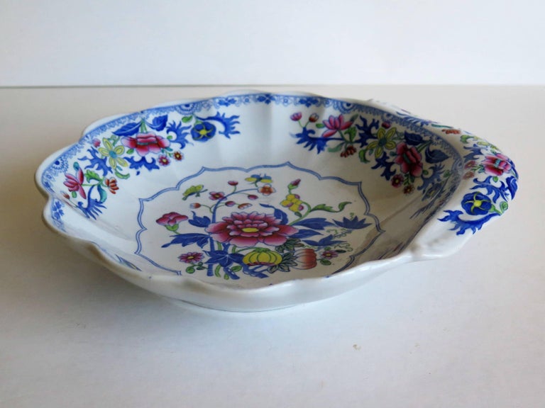 Georgian Spode Ironstone Shell Dish or Plate Bang Up Pattern No. 2886 ...