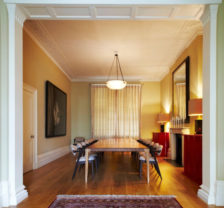 Paere Dansk PD60 Dining Table of Solid Zebrano For Sale at 1stDibs