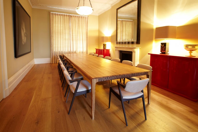 Paere Dansk PD60 Dining Table of Solid Zebrano For Sale at 1stDibs