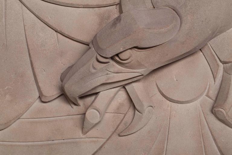 Gable Stone with Eagle by Jan Altorf, 1915 For Sale at 1stDibs