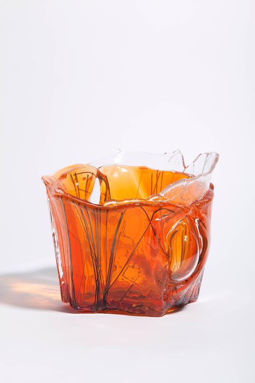 Unique Glass Object by Willem Heesen from the Series Garden of Earthly ...