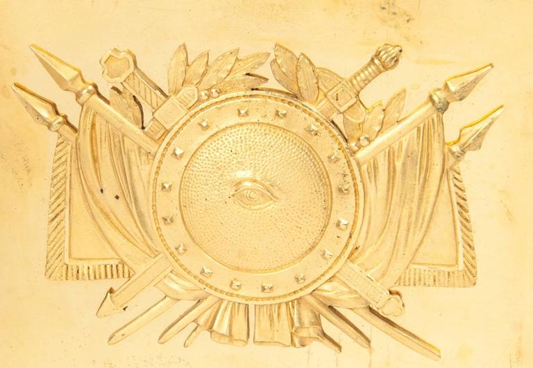 Impressive Empire Mantel Clock Horatius, circa 1800 For Sale at 1stDibs