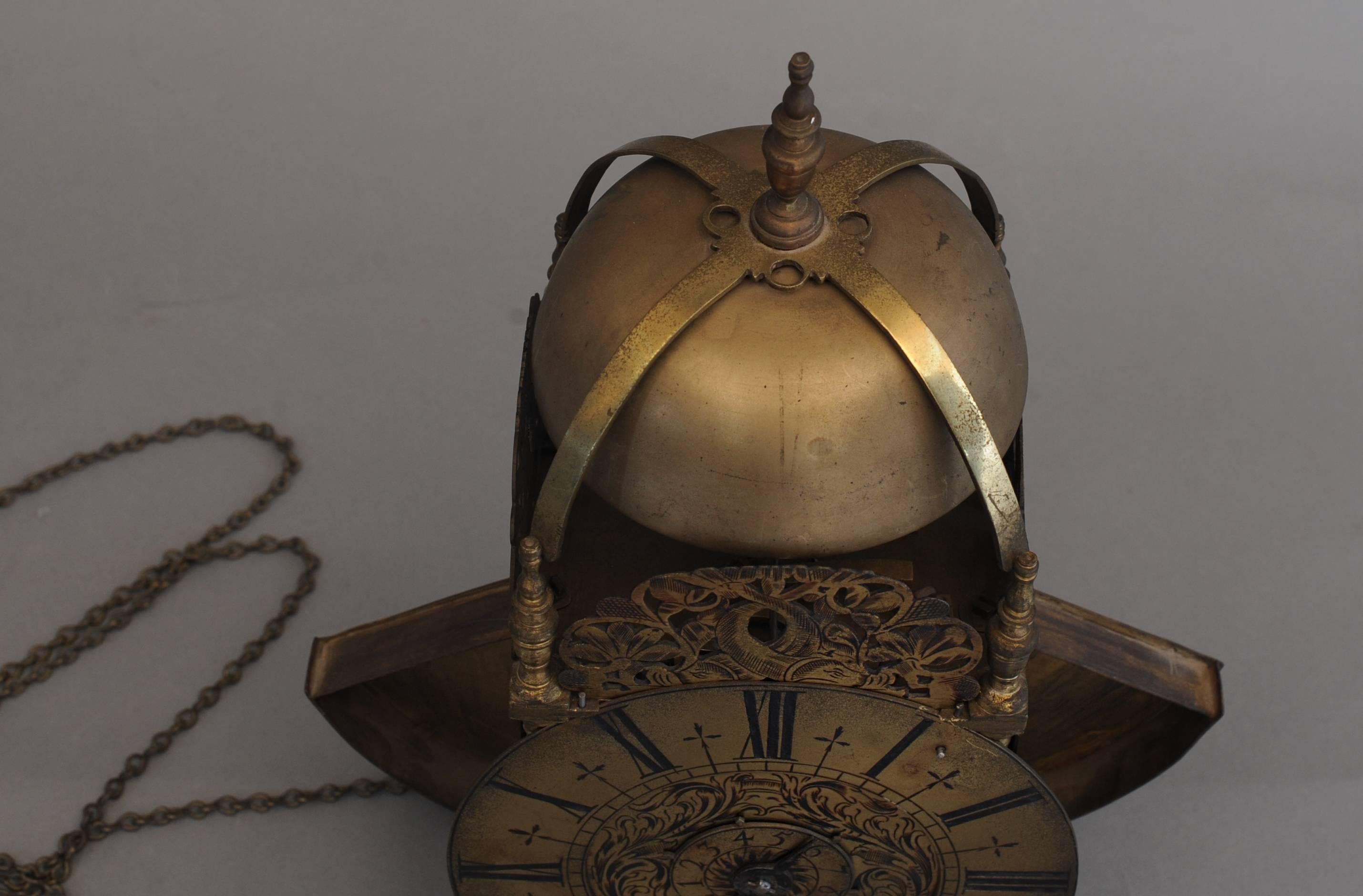 Late Untouched 17th Century English So-Called "Wing Lantern Lock ...