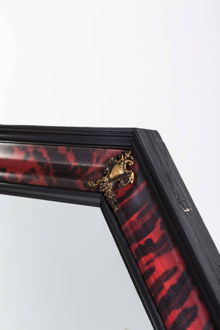 19th Century Red Tortoise Shell Octagonal Mirror at 1stDibs | tortoise ...