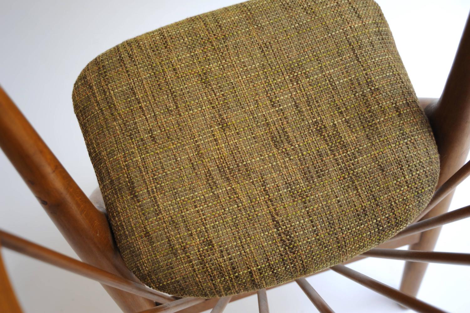 Pair of Danish Child Chairs in Wood with Upholstered Seat by George ...