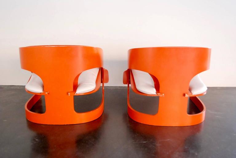 Joe Colombo Pair of "Interlocking" Chairs at 1stDibs