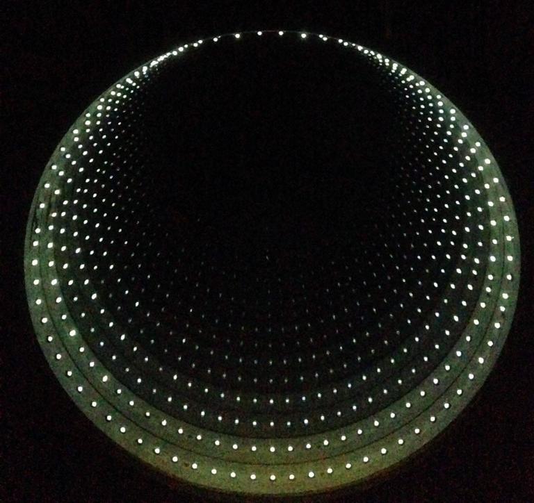 1970s Rare Large Original Infinity Mirror For Sale at 1stDibs