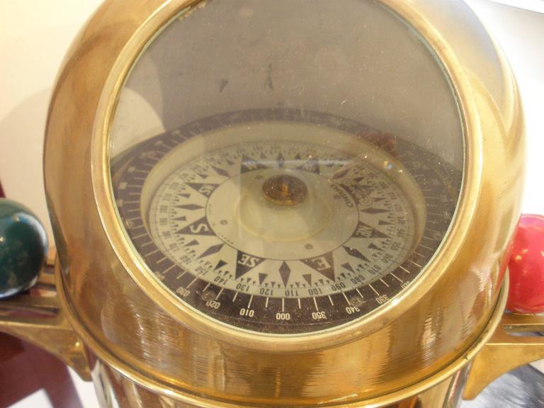 Early 1900s Rare Ship's Brass Binnacle at 1stDibs | ships binnacle for ...