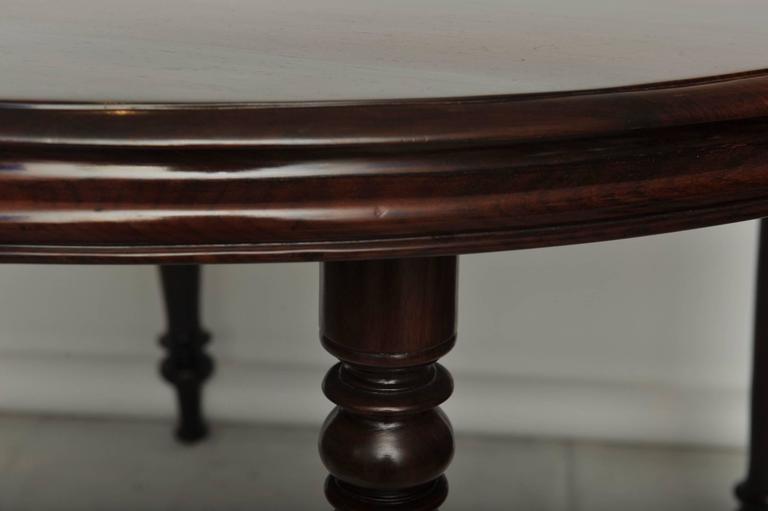 Late 19th Century British Campaign Round Dining Table at 1stDibs