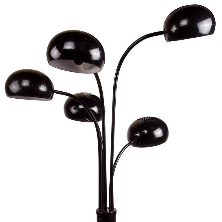 Mid-Century Modern Multi-Arm Black Enamel Table Lamp at 1stDibs | multi ...