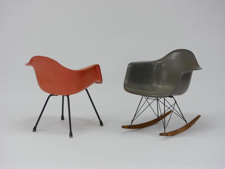 Iconic Rocker and Lounge Chair by Charles Eames for Zenith Plastics For ...