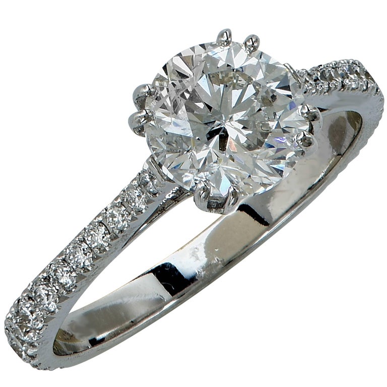 1.87 Carat Diamond Engagement Ring at 1stDibs | 1.87 carat diamond ring ...