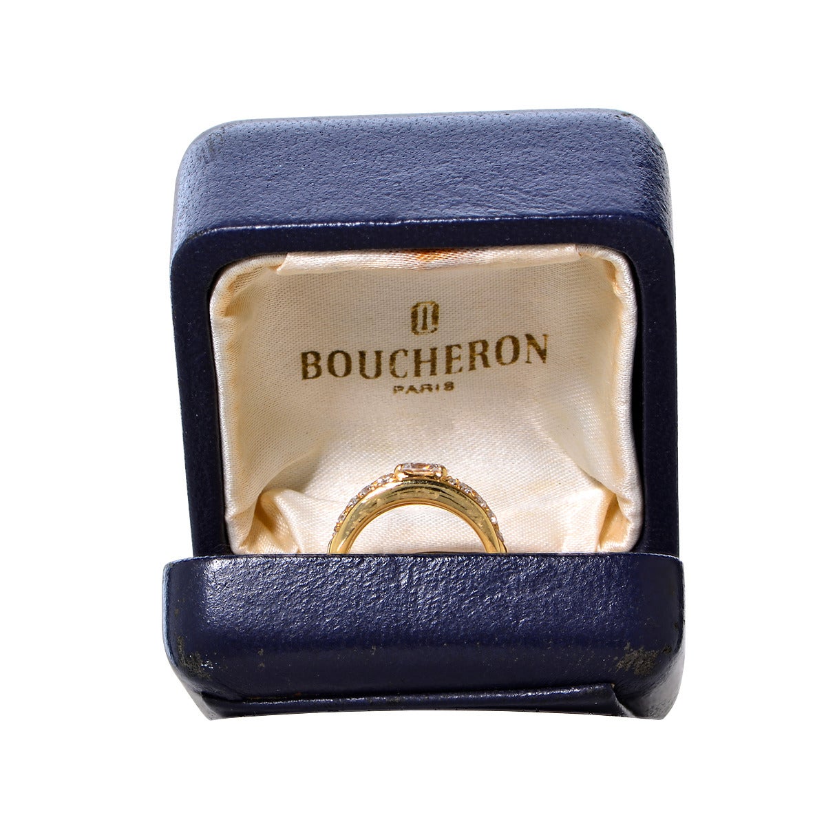 Boucheron Paris Yellow Gold Diamond Ring at 1stDibs