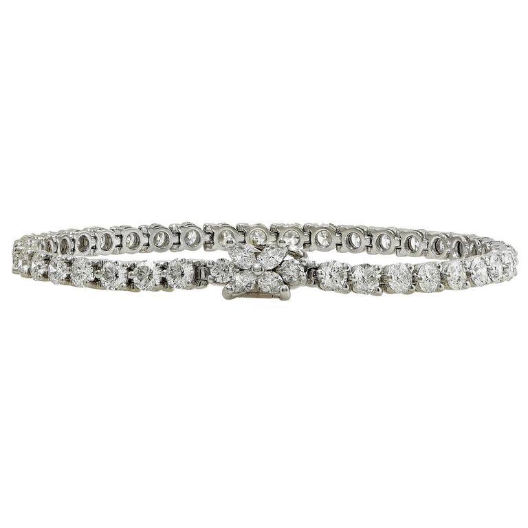 Tiffany and Co. Victoria Diamond Line Bracelet at 1stDibs | tiffany ...